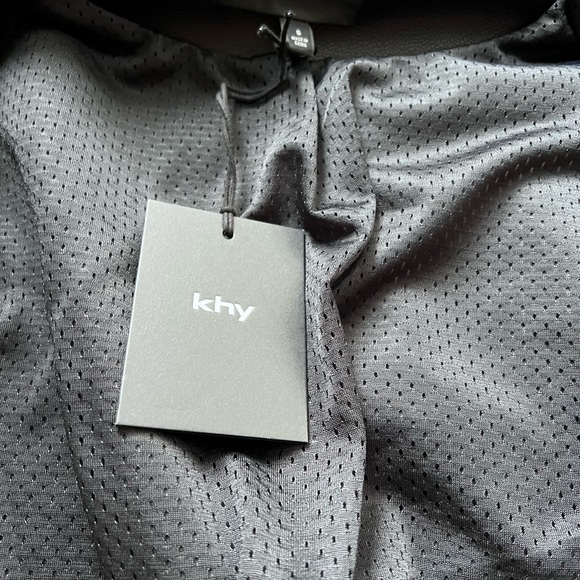 khy | Jackets & Coats | New Khy Faux Leather Cropped Hooded Jacket ...
